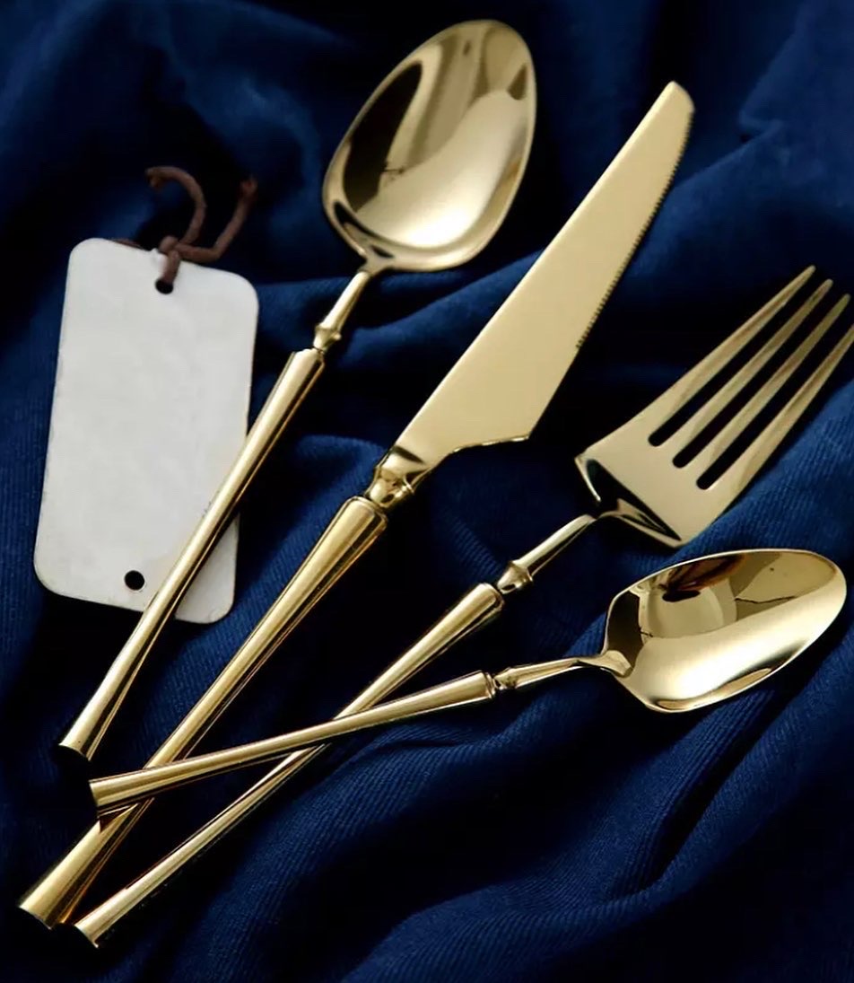 Jin Gold Cutlery Set | Aria™